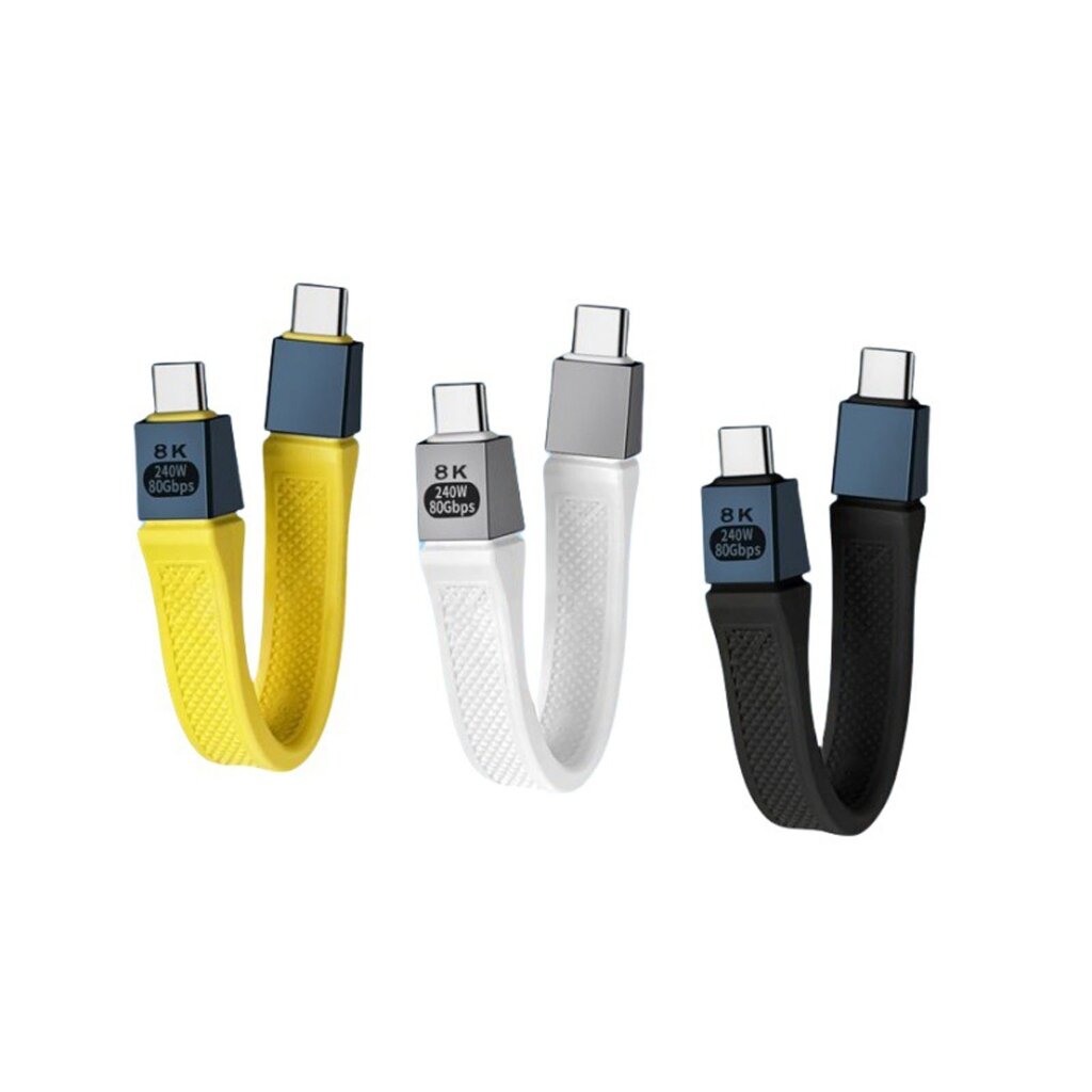 USB4 кабель Thunderbolt 5, Белый — фото 1