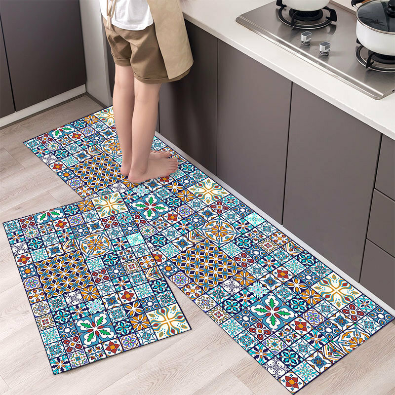 Противоскользящий коврик из полиэстера 40x60 см / 40x120 см, 40x60+40×120cmКомплект из двух предметов