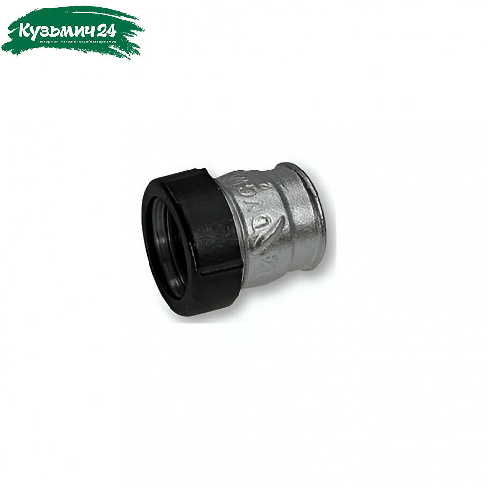 Муфта обжимная Gebo 3/4" (24.5-27.3), ВР, соединительная, чугун оцинкованный