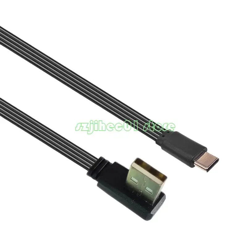 Угловой USB 2.0 Type-C кабель, 10cm, AMRI CMST