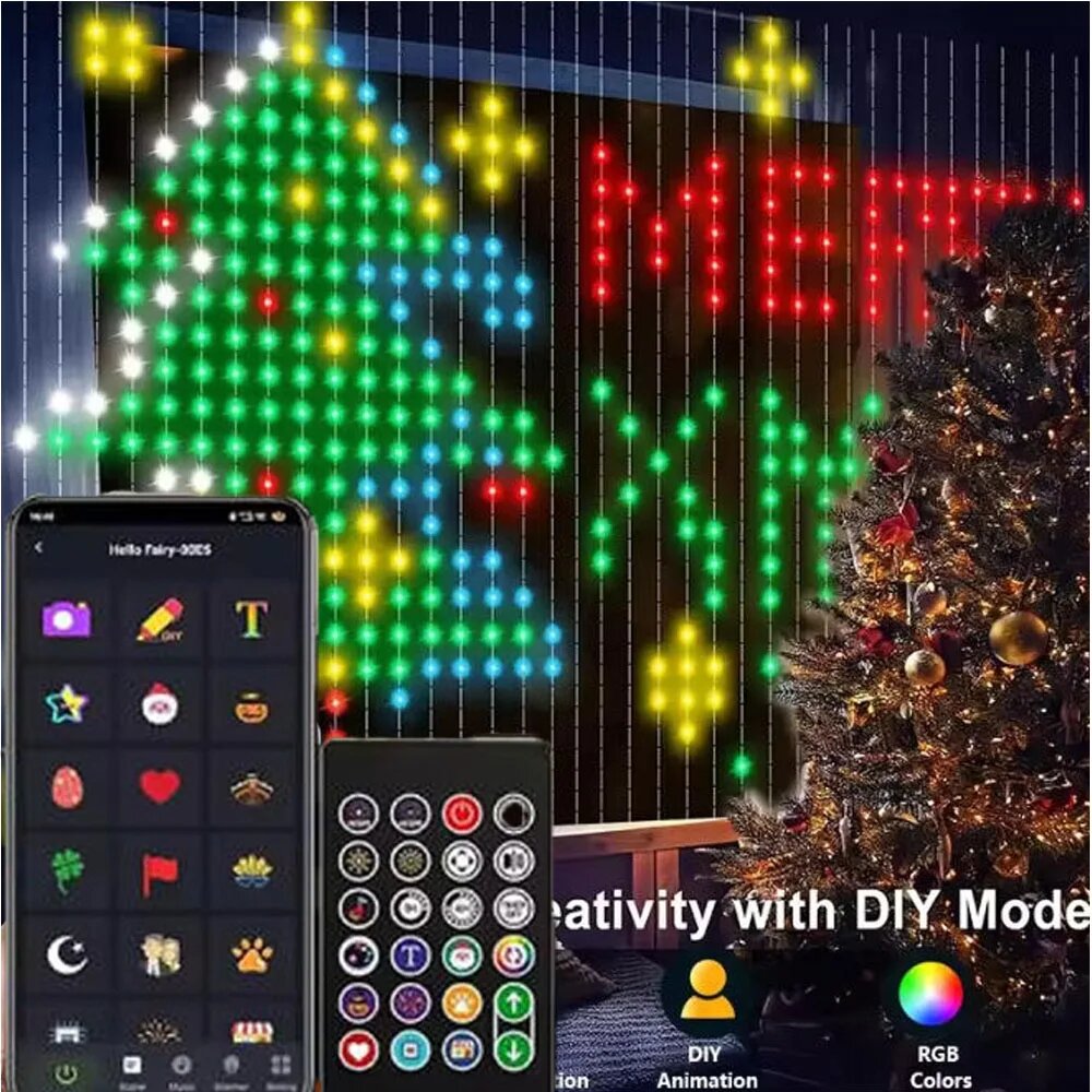 Светодиодные гирлянды Viktorovna для окон 2X2M 400LEDS