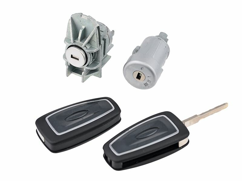 Личинка замка зажигания + замка двери Ford Focus III (1.6) / Замок зажигания Форд Фокус 3 арт. AM5A-R22050-DH/DJ