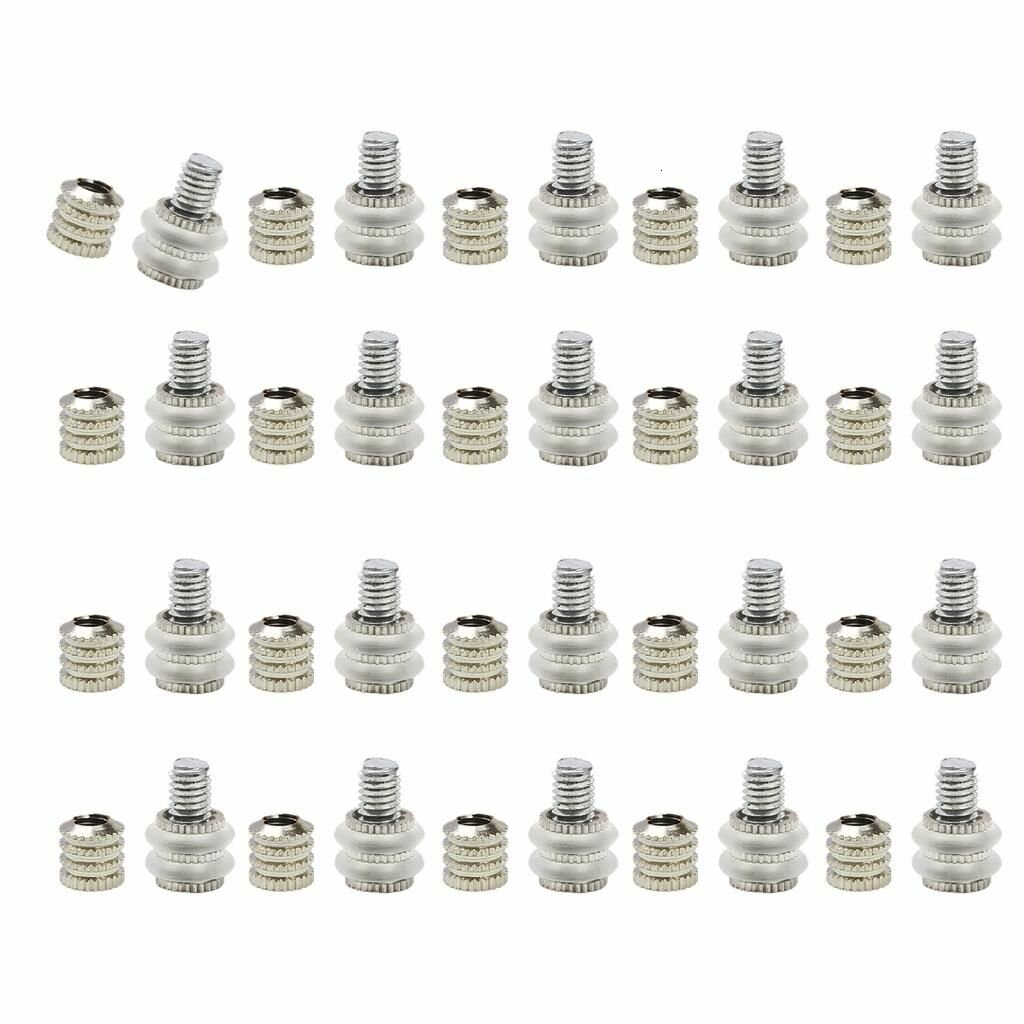 Винт,20 комплектов, массивный утолщенный деревянный кронштейн для досок-полный комплект кронштейнов медных пластин 8x17