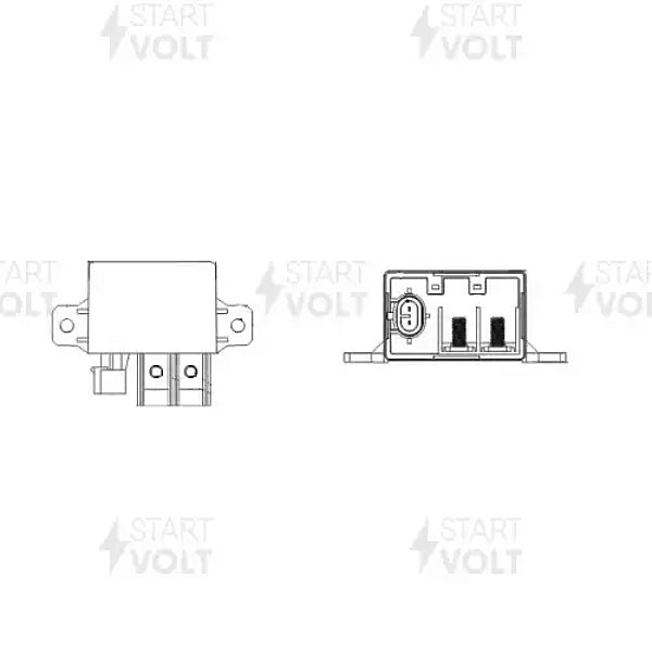 STARTVOLT scr-0168 реле 24v 150a для а / м компас 9 / 12 (22-) / jac n75 / n80 / n120 (18-) (scr 0168)