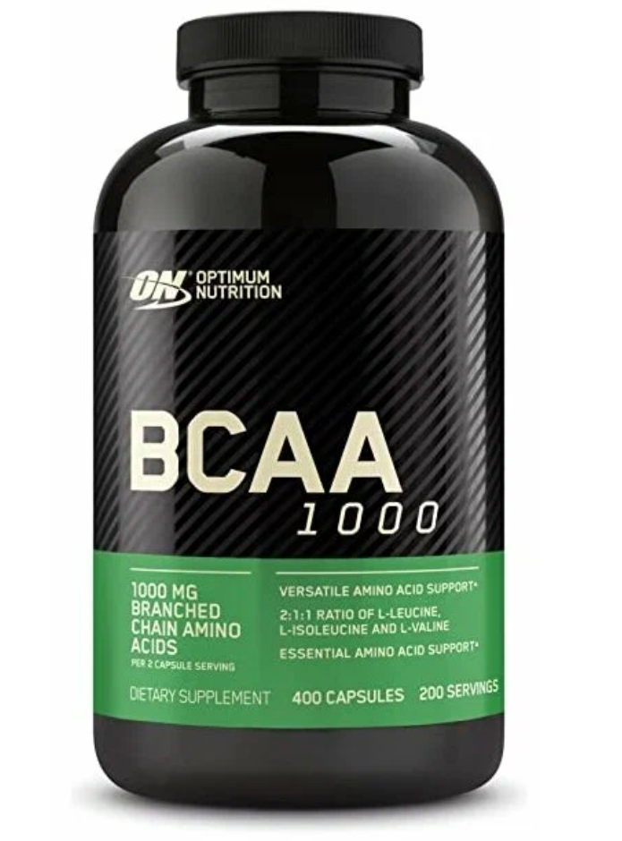 Аминокислоты Optimum Nutrition BCAA 1000, 400 капсул