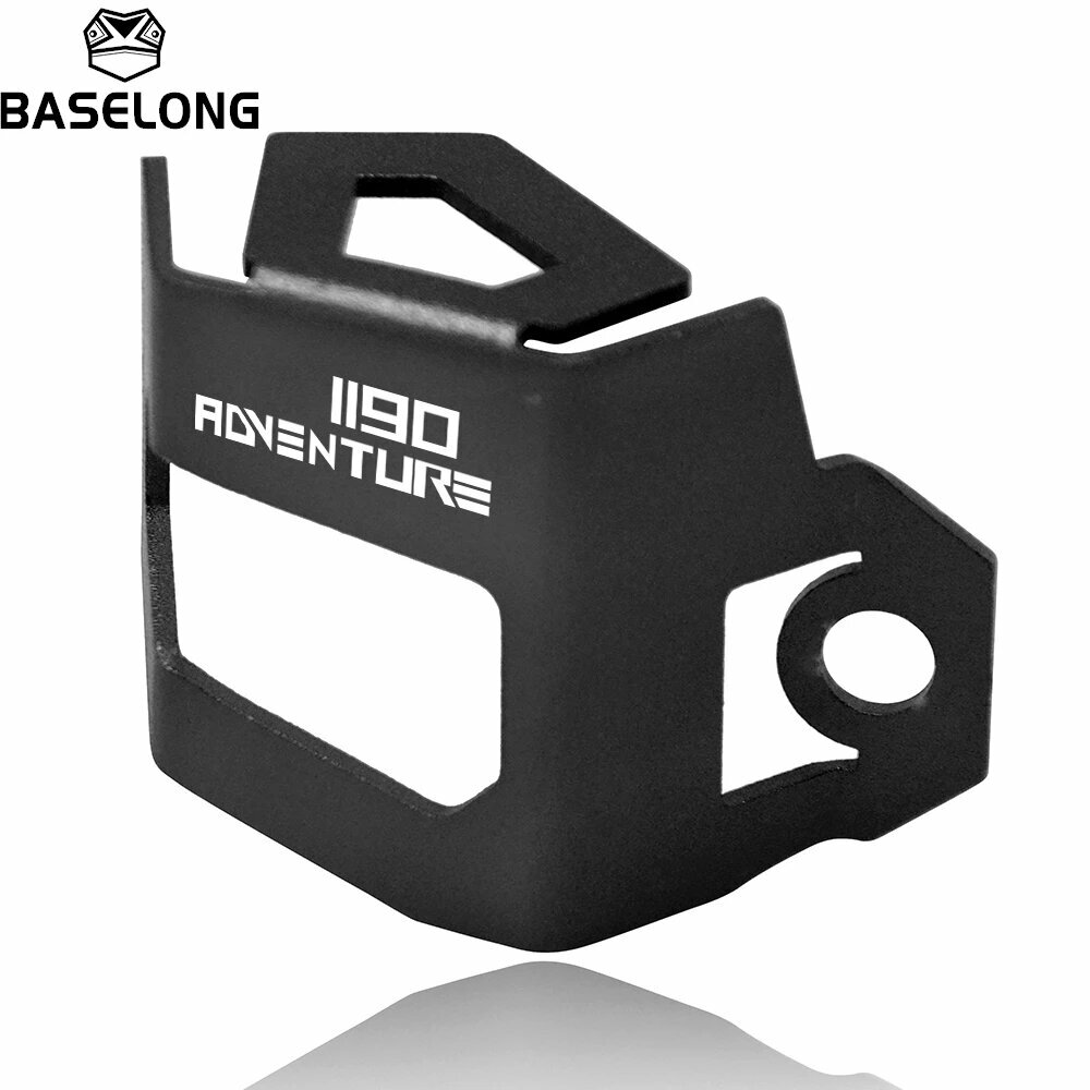 Задний бачок тормозной жидкости мотоцикла, защитная крышка, детали для KTM 1290 SUPER Черный, black