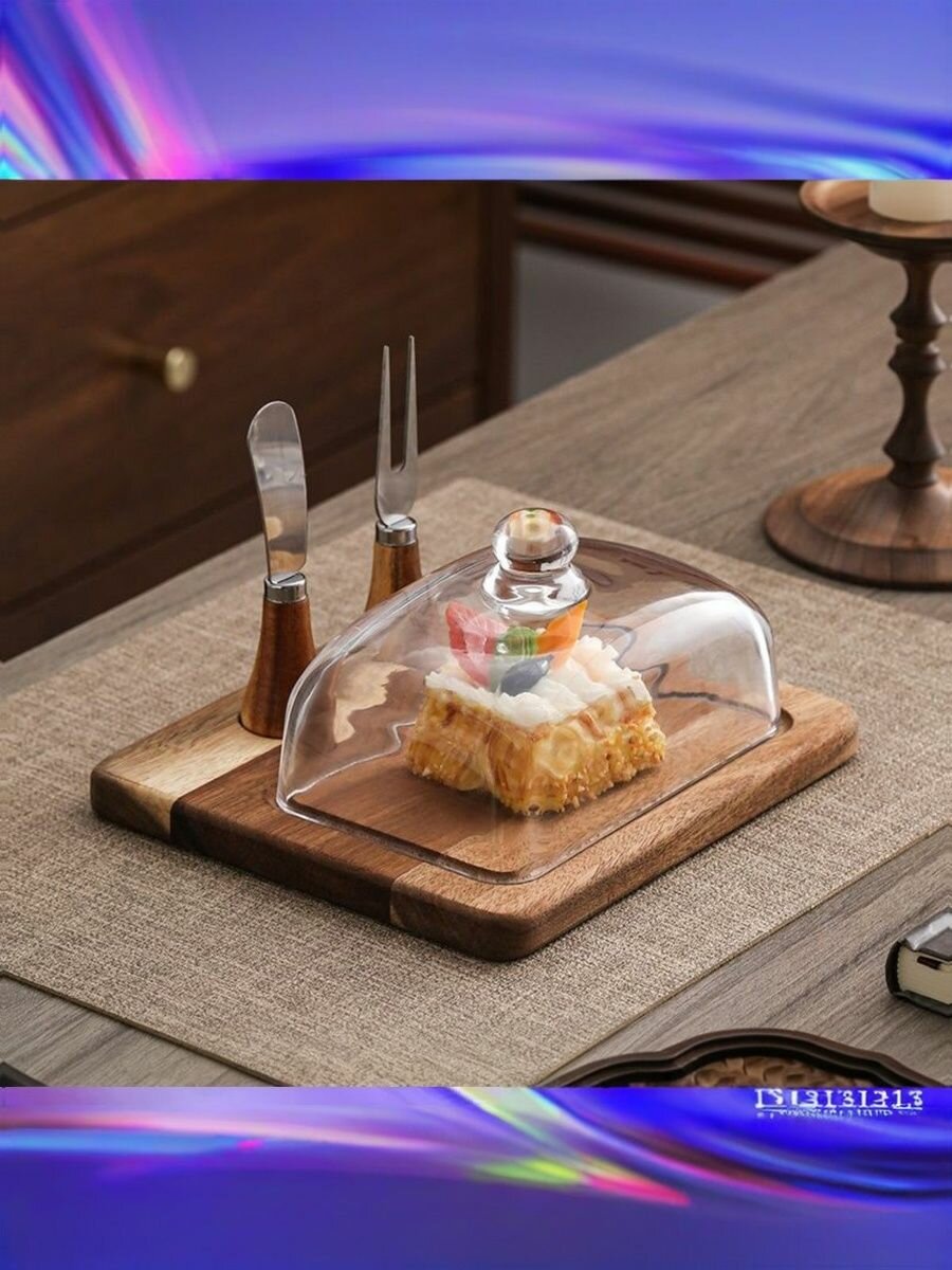 Сырница эксклюзивная в темнокоричневом тоне