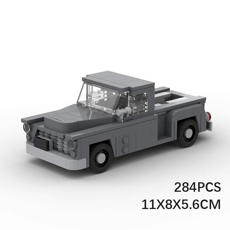 Строительные блоки MOC-71916, совместимые с гоночным суперкаром Chevrolet Apache LEGO 1955 года.