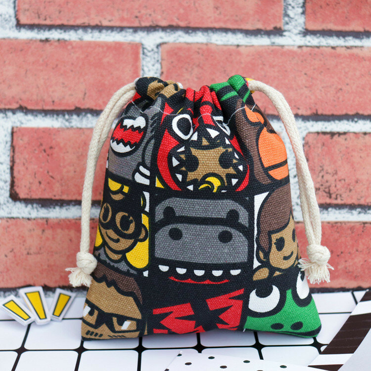 Miniso Кошелек для монет Дораэмон, караоке-цепочка, мягкий, компактный, портативный, милый мультяшный принт, креативный женский кошелек для монет.