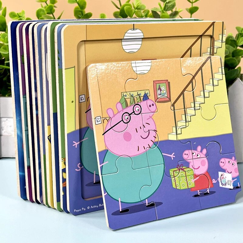 Детская головоломка для детей от 2 до 345 лет, большие детали, 9 деталей/16/20, развивающие игрушки для раннего