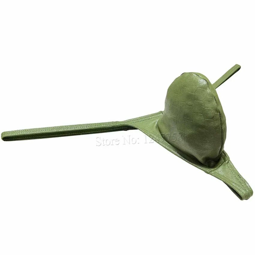 Мужские блестящие стринги Sexys XL, Зеленый, Army Green