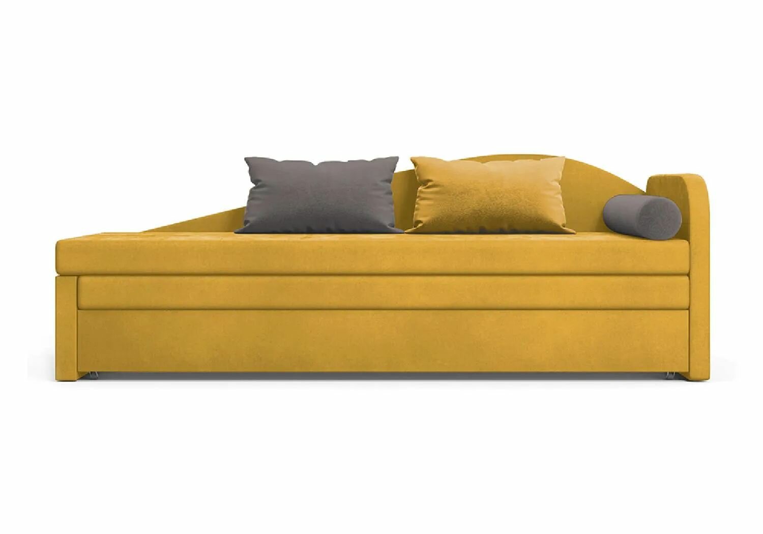 Диван Верди, правый желтый