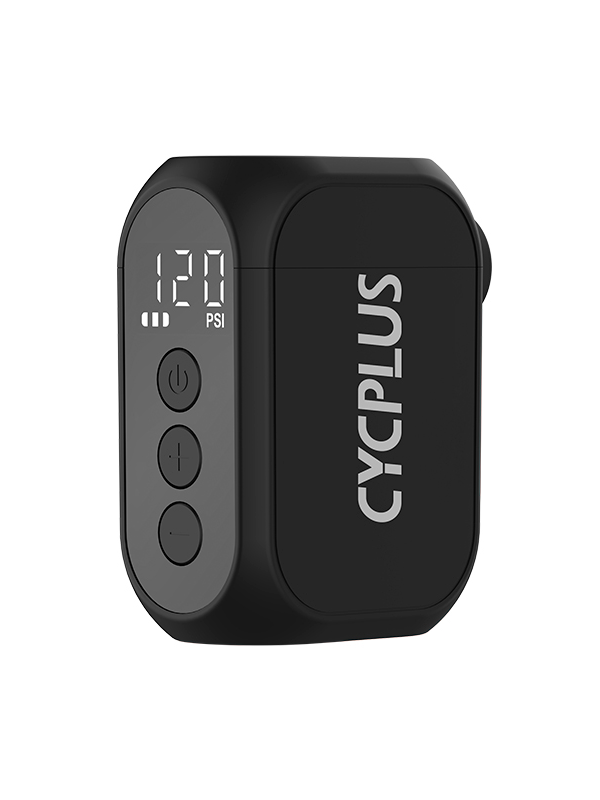 Портативный насос Cycplus AS210 Pro, с аккумулятором, для велосипеда, с манометром, беспроводной