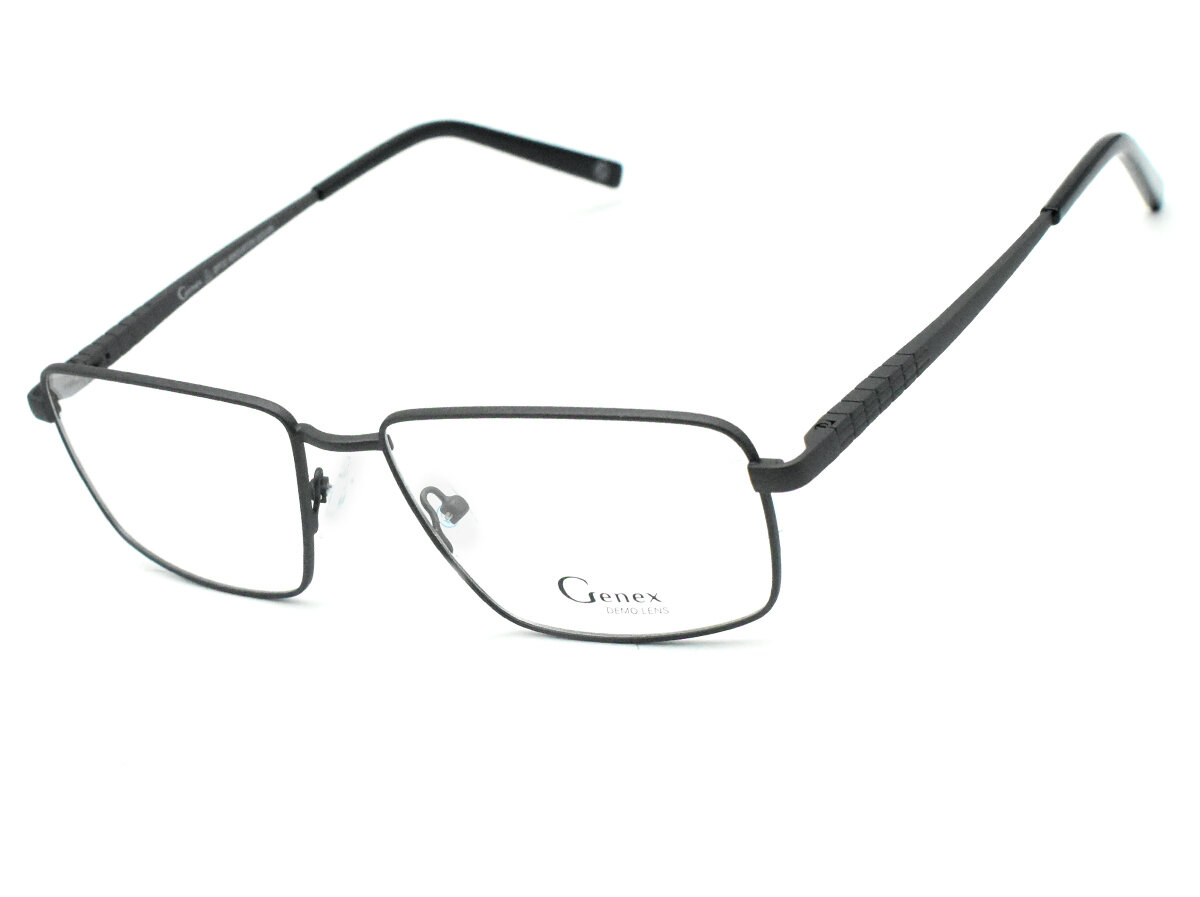 Оправа для очков Genex G-1383 C414 пол Мужской форма оправы Прямоугольная цвет оправы Чёрный