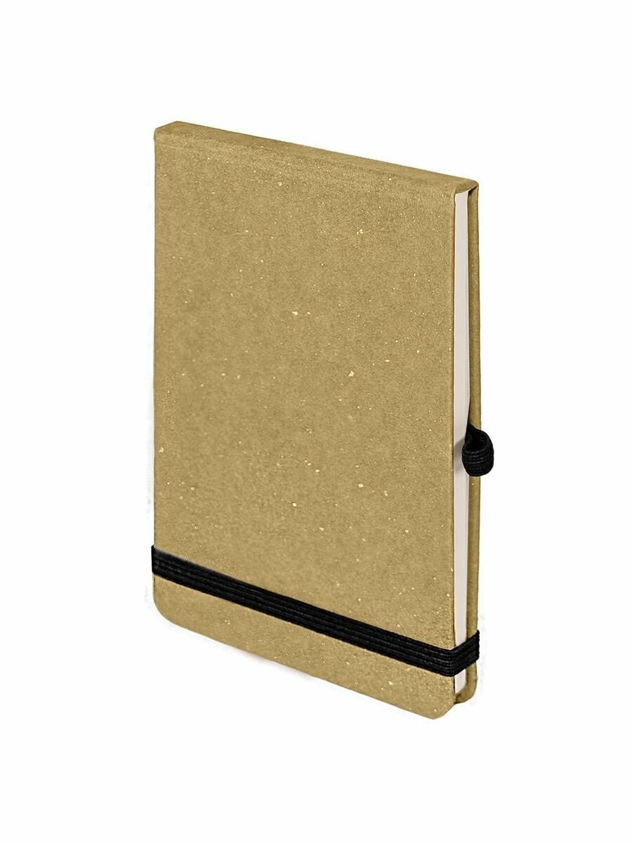 Блокнот MEMO, 90х140 мм, бежевый, блок в клетку