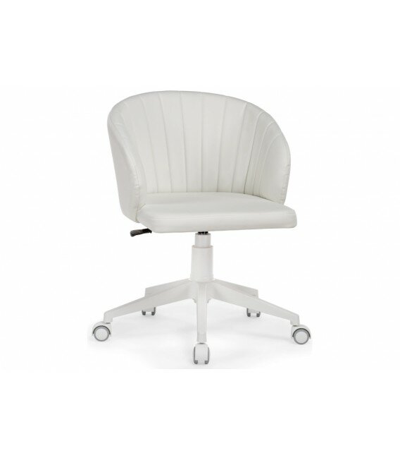 Кресло компьютерное Cheat экокожа белый 9464224