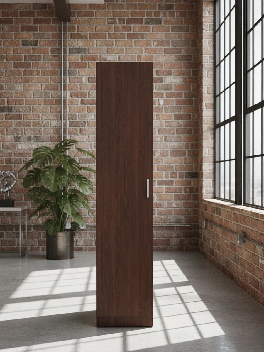 Шкаф пенал FRESTER деревянный распашной с полками в прихожую, от производителя