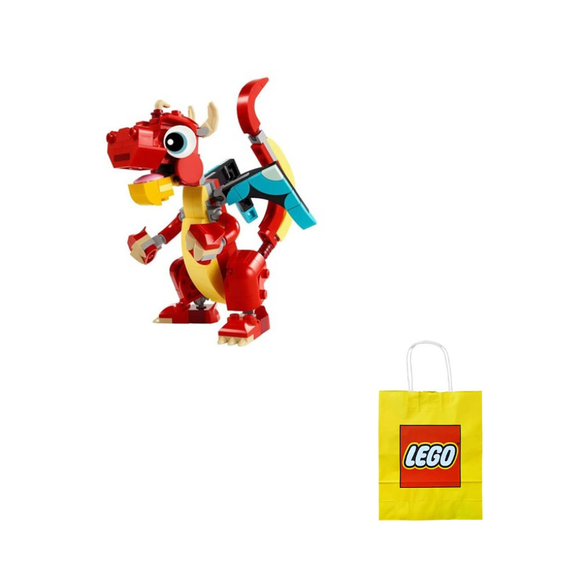 Конструктор унисекс LEGO Creator 31145 Красный летающий дракон, 149 деталей