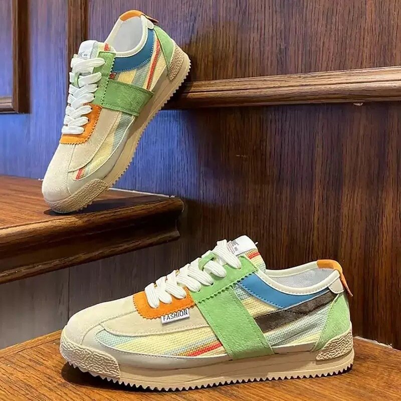 AIS Кеды осень Мужчины подростки Дышащие Толстая подошва Сетка