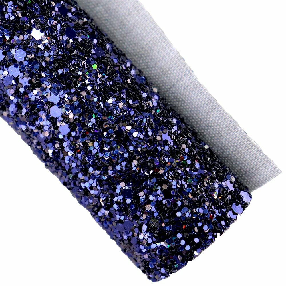 Однотонная темно-синяя крупная тонкая блестящая ткань Lichee гладкая искусственная кожа для банта серьги сумочки материал HD018