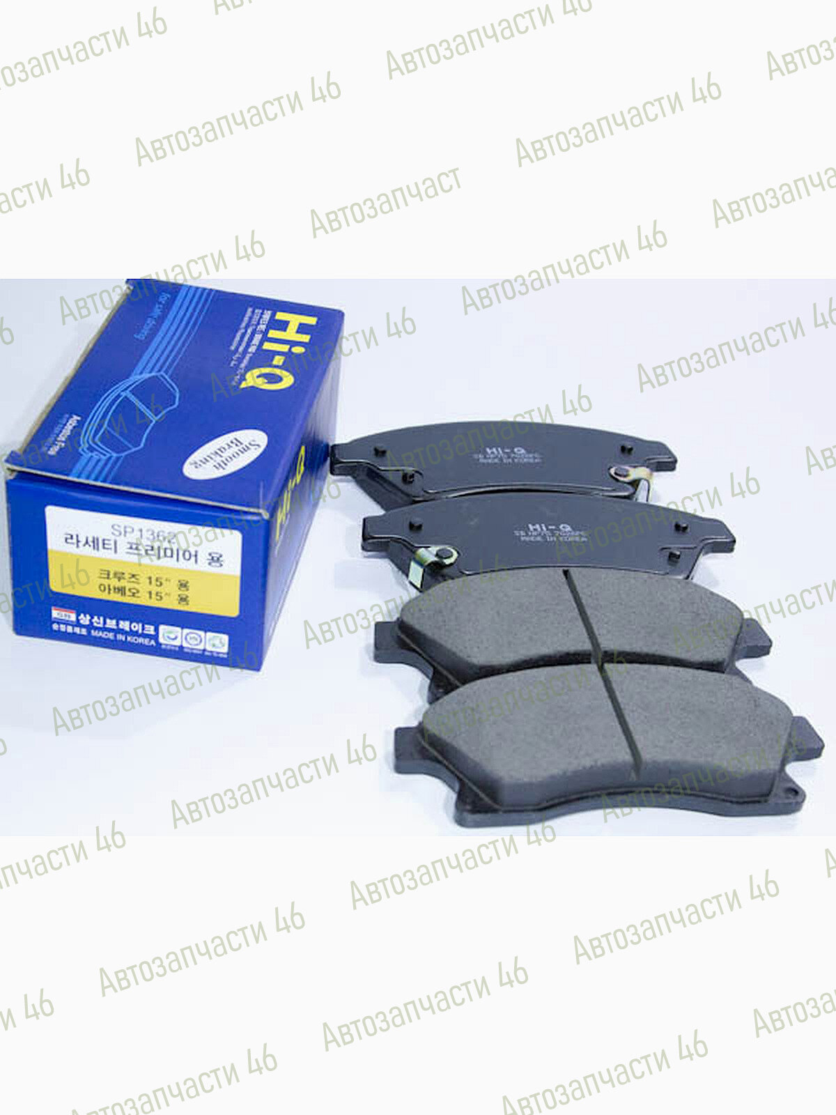Тормозные колодки передние Шевроле Круз Chevrolet Cruze 1G (2008-2015) Hi-Q