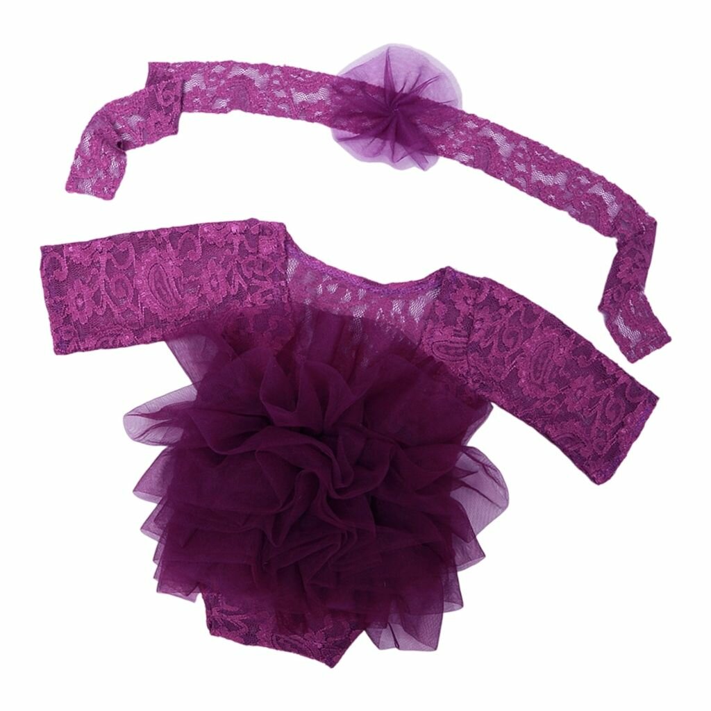 Юбка-пачка для фотосъемки Новорожденных-Фиолетовый