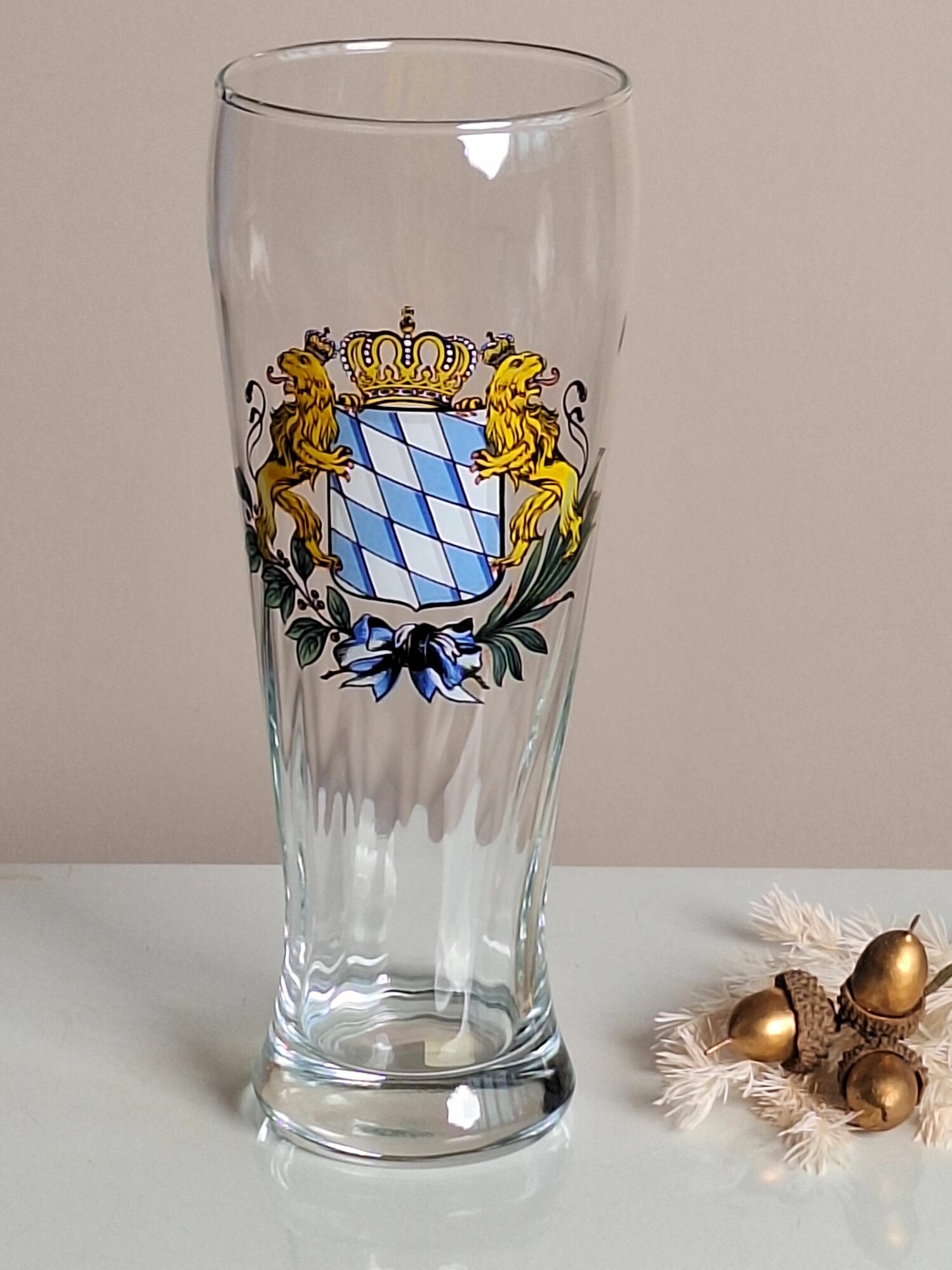 Бокал для пива Бавария 1 шт. 0.65 л. Германия 22 см.