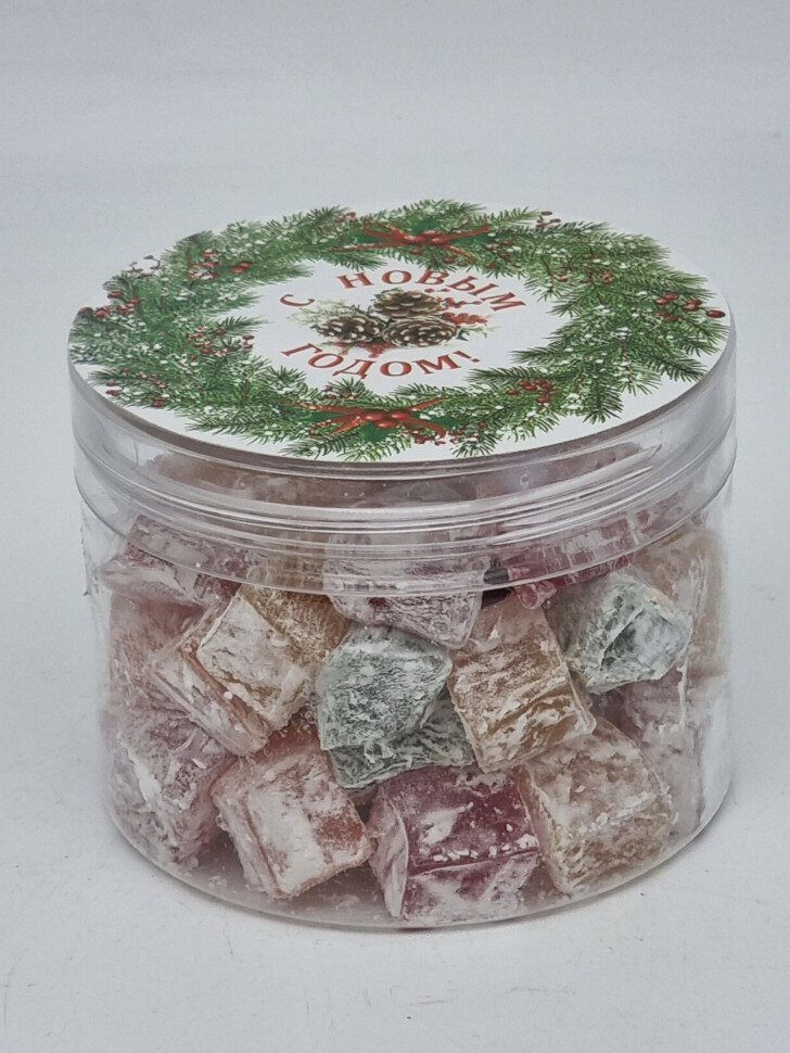 Рахат-лукум ассорти 200гр с новым годом