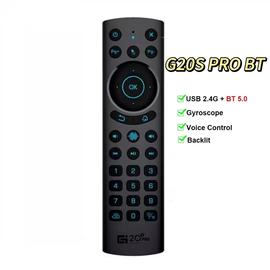 Беспроводной пульт дистанционного управления YiFanHeRong G20S PRO для Android TV Box G20S PRO BT