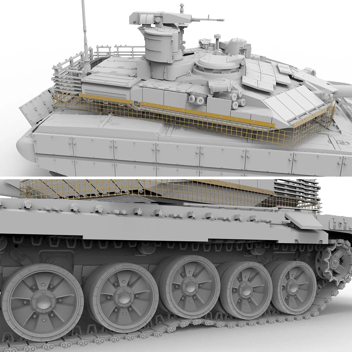 Модель танка T-90M 1/35 Amusing Model Hobby