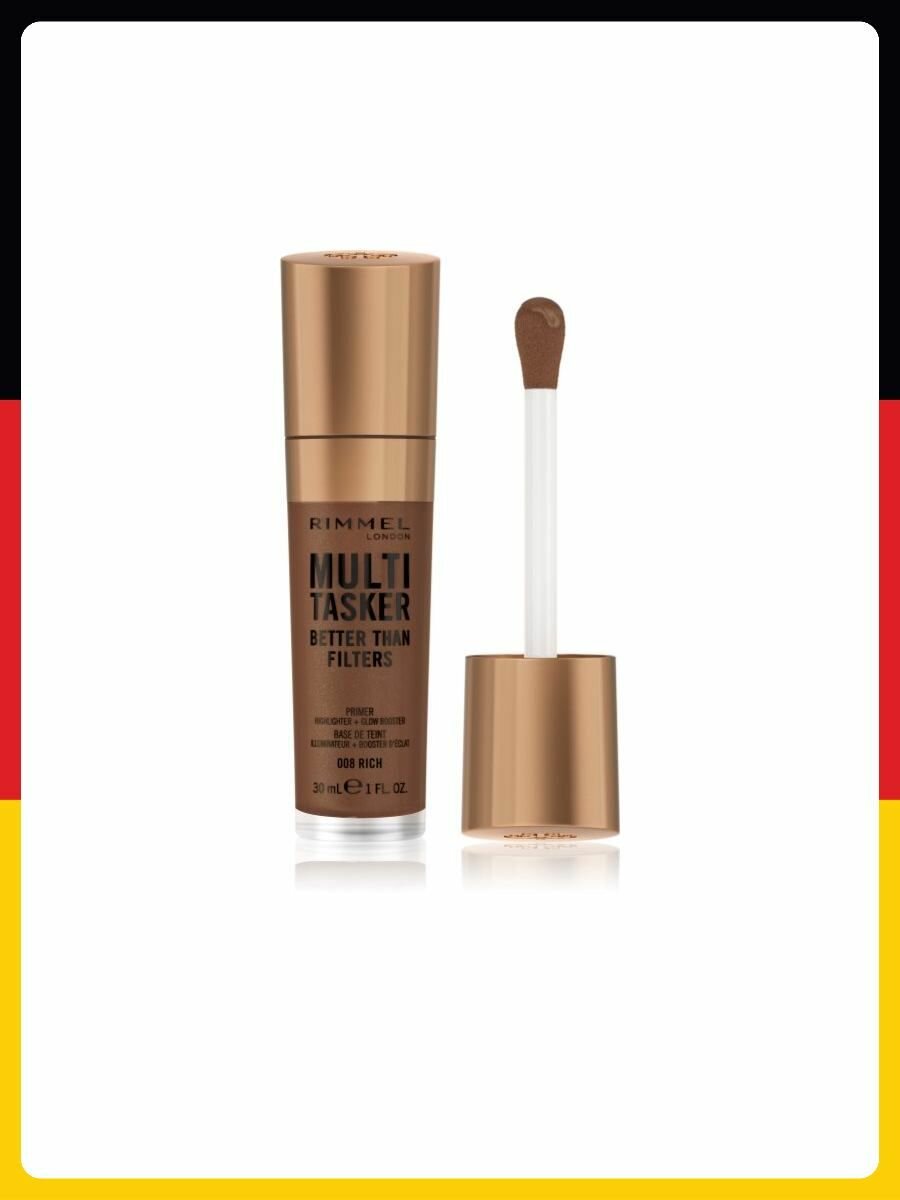 Праймер Rimmel Multi-Tasker Better Than Filters brightening makeup primer to even out skin tones 008 Rich, 30 мл