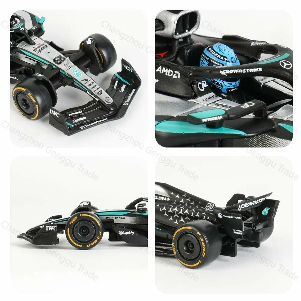 Модель болида Формулы-1 Bburago, масштаб 1:43, акриловая коробка