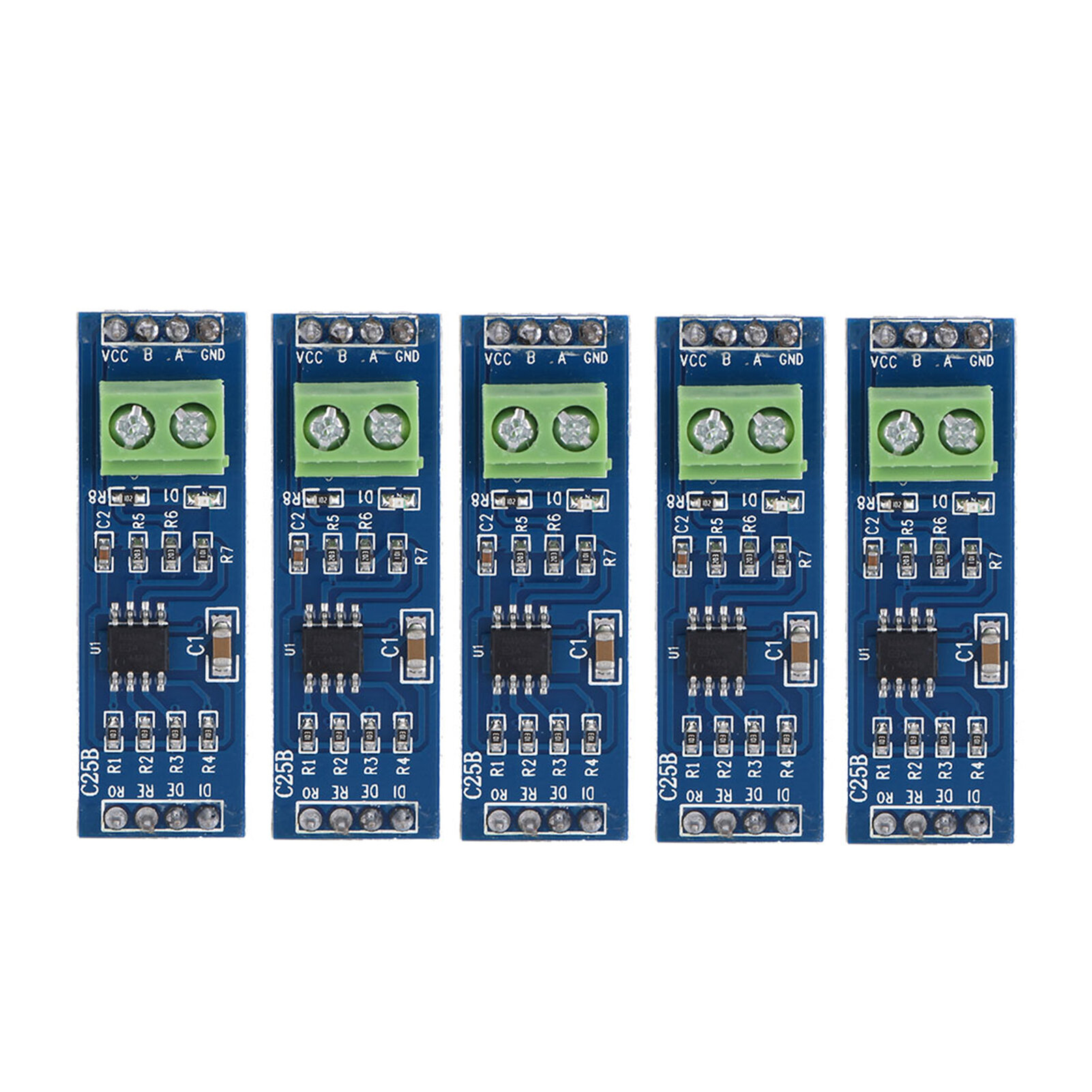 Модуль преобразователя RS-485 TTL в RS-485 для Raspberry Pi (5 шт.)