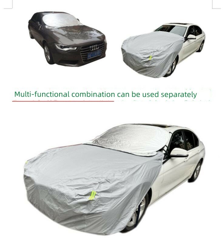 Чехол для автомобиля, полузакрытый, защита капота от масла, дыма, птичьих экскрементов, от кошек, солнцезащитный, для