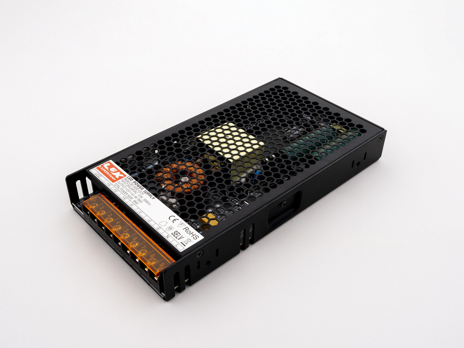 Блок питания для светодиодов LUXDriver 12 В 500 Вт, 41.6А, для светодиодной ленты