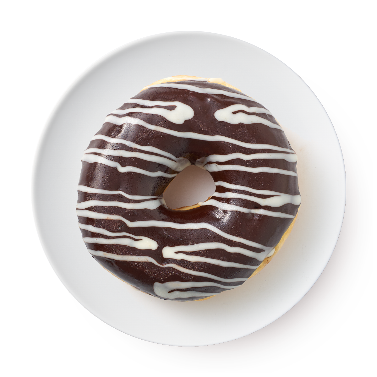 Донат глазированный «Из Лавки» Шоколад с шоколадной начинкой