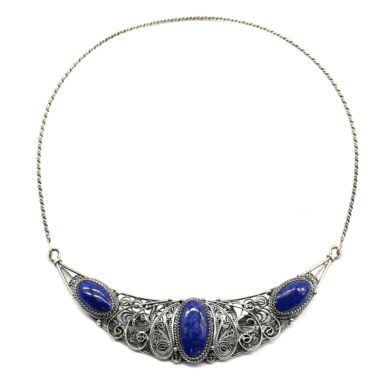 Колье, лазурит