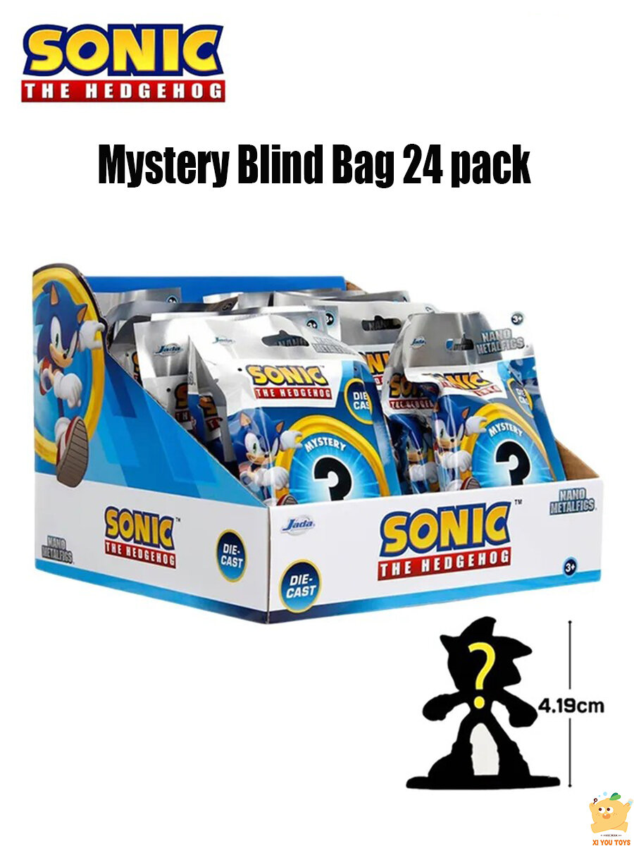 Jada Toys Nano Metalfigs Sonic Mystery Figure 24 Pack / Игрушки-сюрпризы Sonic Станут Идеальным Подарком На Новый Год.