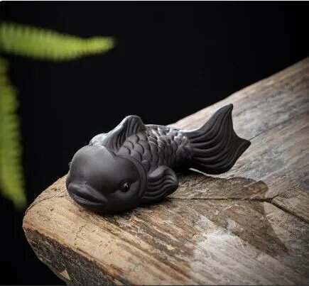 Чайные фигурки для чайной церемонии "Рыбки" из исинской глины