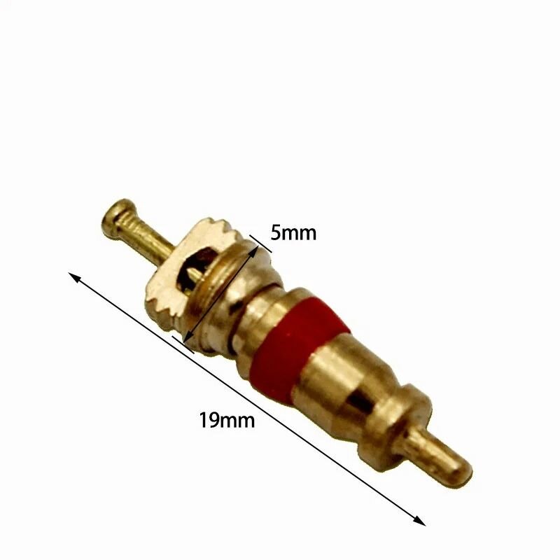 Золотник вентиля автомобильный набор + колпачков на ниппель