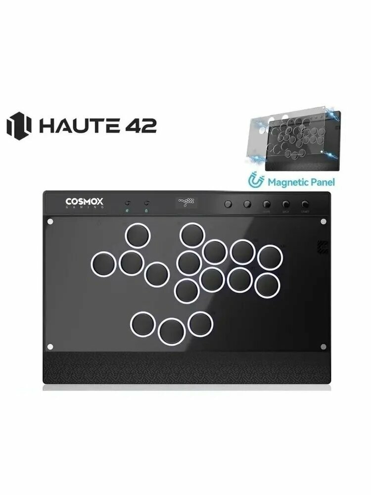 Haute42 Hitbox RGB Button Rims Магнитный аркадный контроллер C16