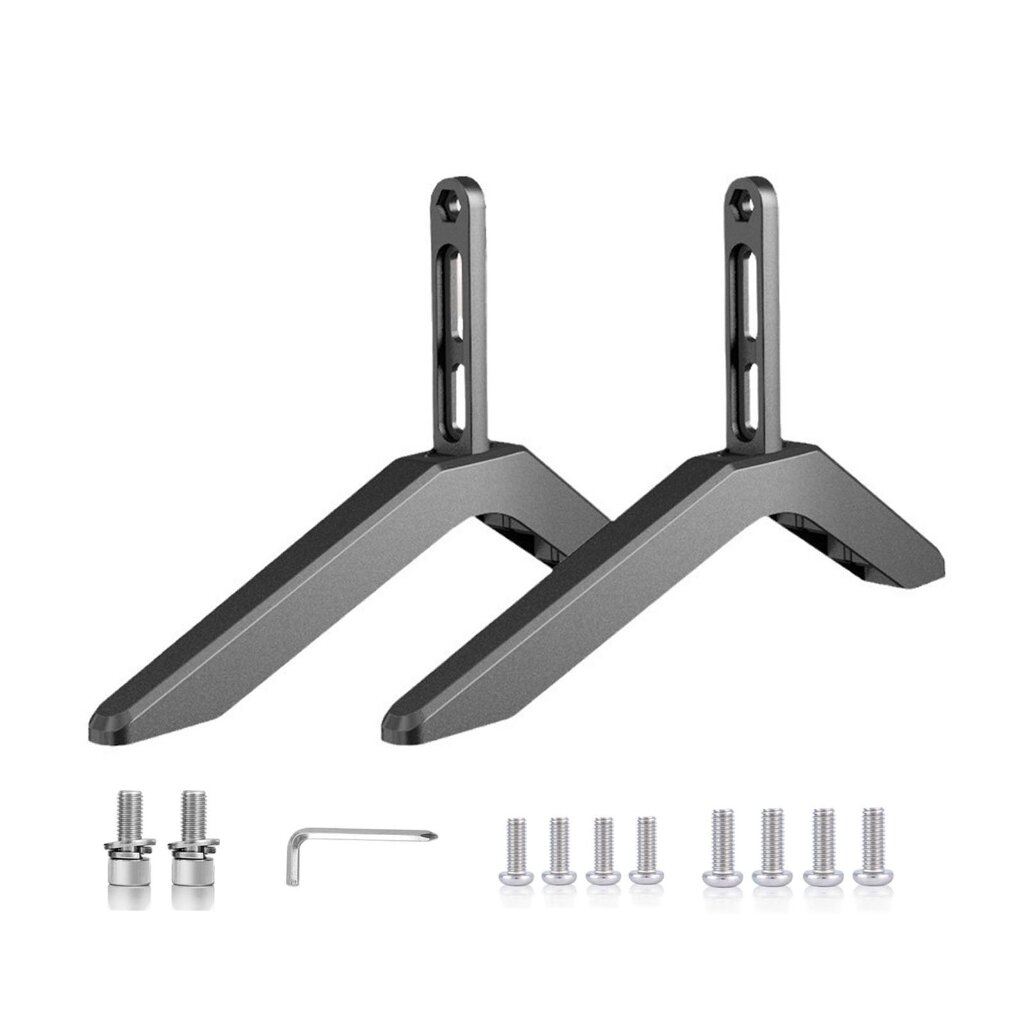 Ножки для пьедестала для телевизора Быстрая установка Настраиваемая высота и ножки для телевизора для просмотра