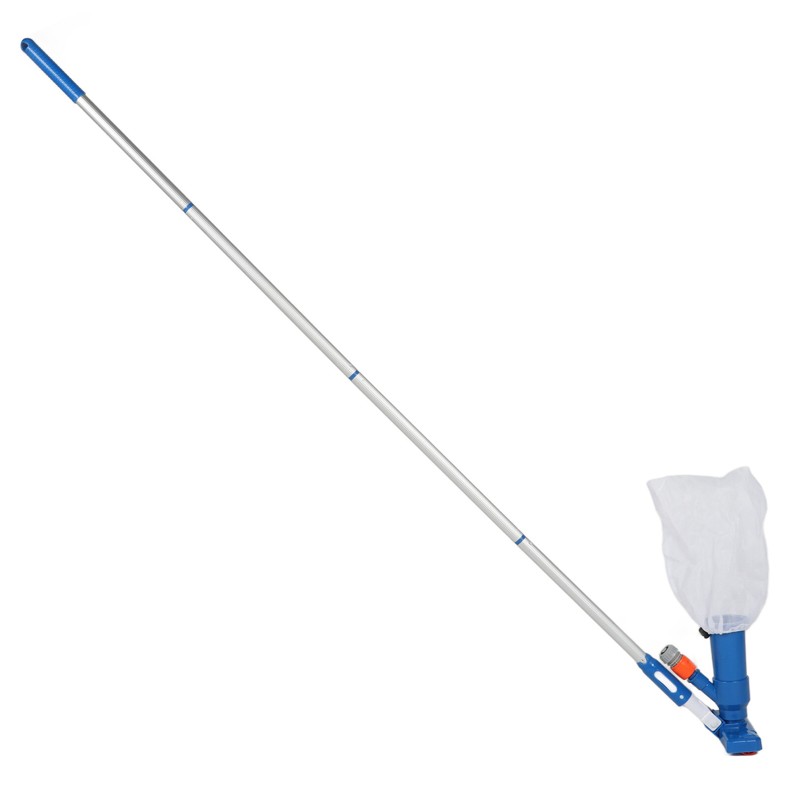 Портативный пылесос для бассейна с 4-секционными опорами, набор для подводного очистки для гидромассажной ванны, пруда, фонтана, вилка европейского стандарта