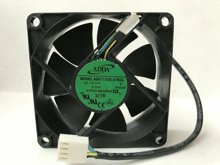 ADDA 7025 AD0712UX-A7BGL DC12V ШИМ интеллектуальный контроль температуры вентиляторы