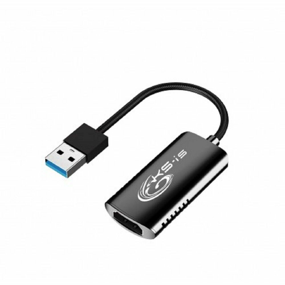 KS - is переходник KS - 489 Адаптер видеозахвата HDMI USB 3.0 макси