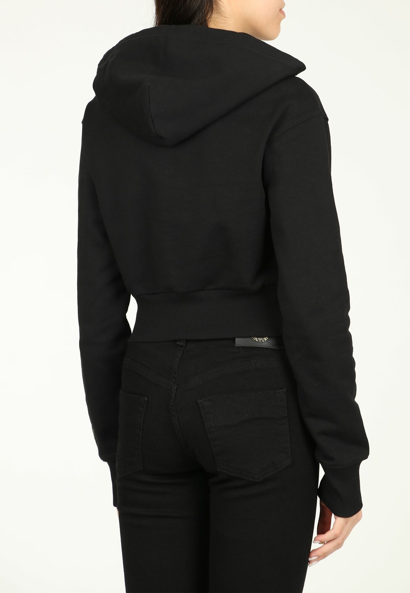 Толстовка спортивная Versace Jeans Couture, размер 42, , черный, Черный — фото 1