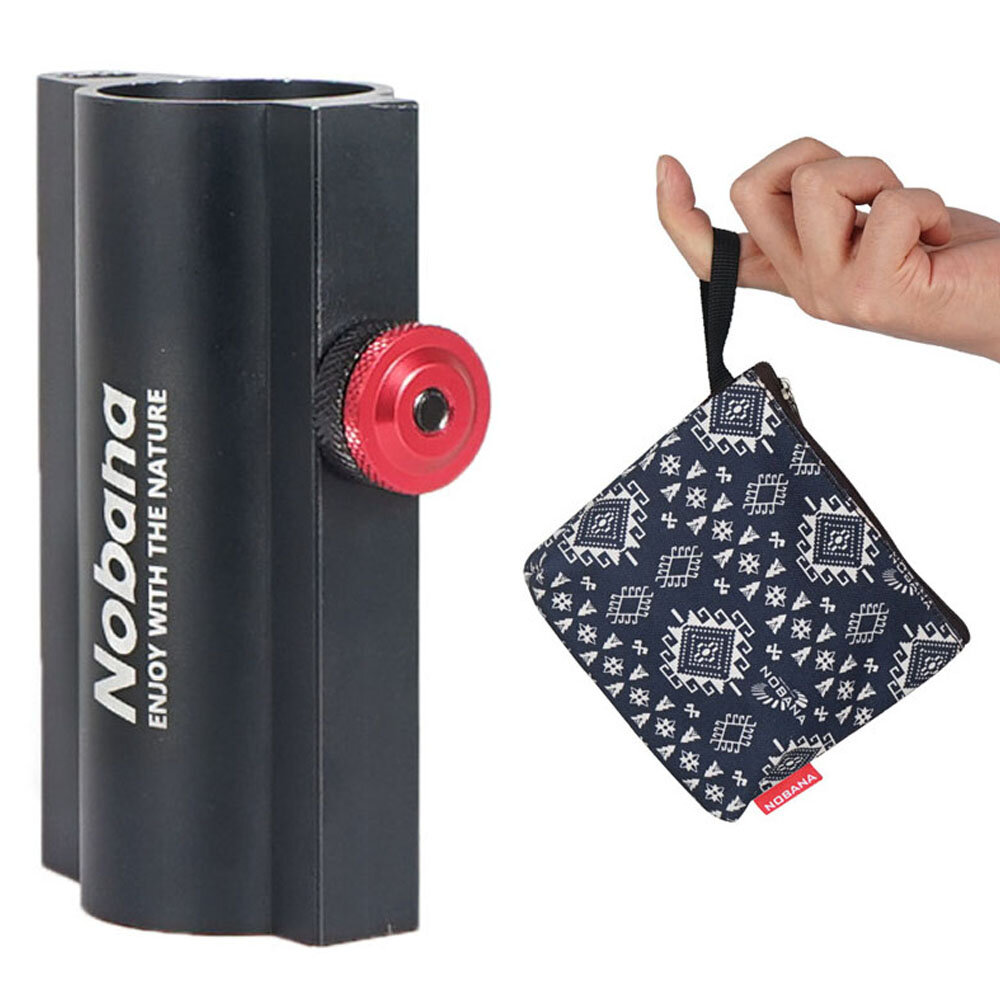 Крепление для стоек навесов для кемпинга Тент Крыша Палатка Стойка Фикатор Трость Фиксирующая Труба Ветровозащищенные Принадлежности для Рыбалки Кемпинга П походов Барбекю Черный Алюминиевый сплав Внутренний диаметр 34мм/1.3дюйм Размер изделия