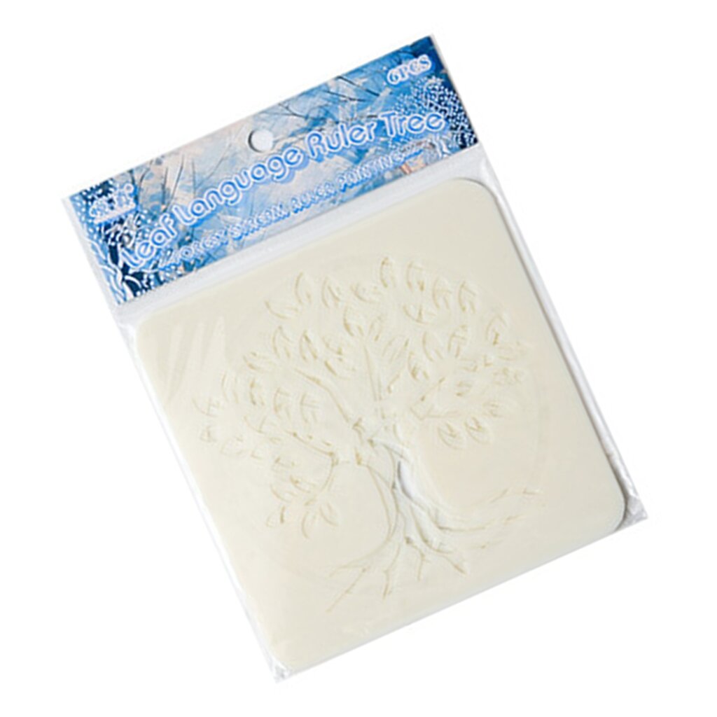 6 Шт Трафаретов с мультяшными листьями, выдалбливают шаблон, трафареты для рисования, принадлежности для рукоделия