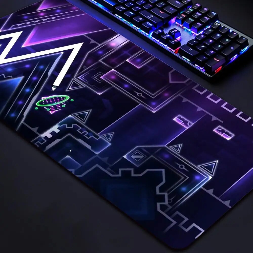 Коврик для мыши Geometry Dash 700x400x3mm, черный