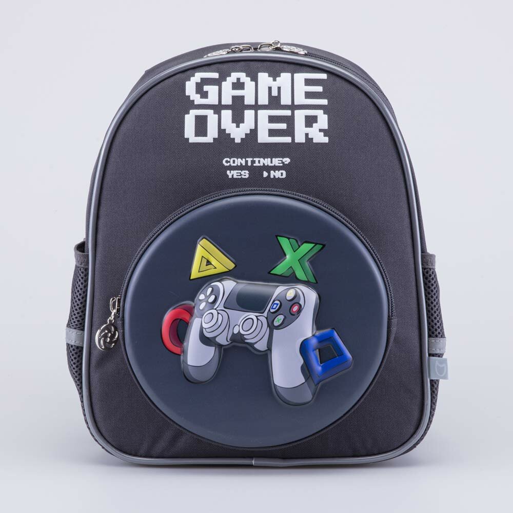 Рюкзак детский серый котофей 02710338-40 размер выс. 30,5 см